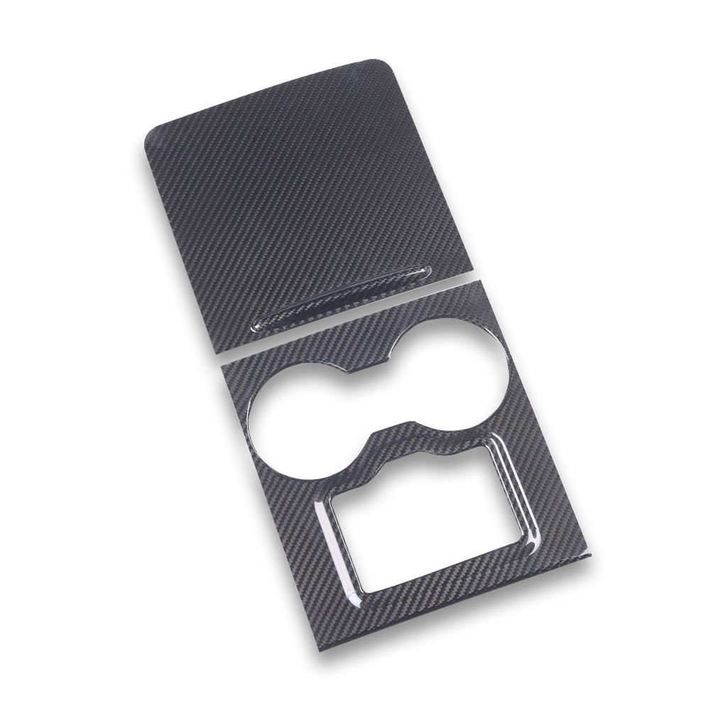 Carbon Fiber Center Console Cover - Tesla Model 3 & Y | EuropeanCarMods