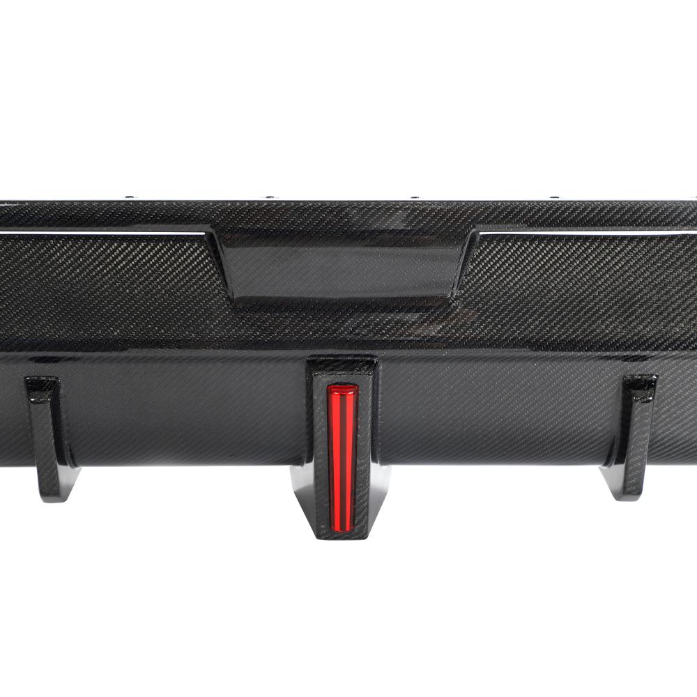 Carbon Fiber Rear Diffuser with Brake Light - BMW G42 2 Series ...