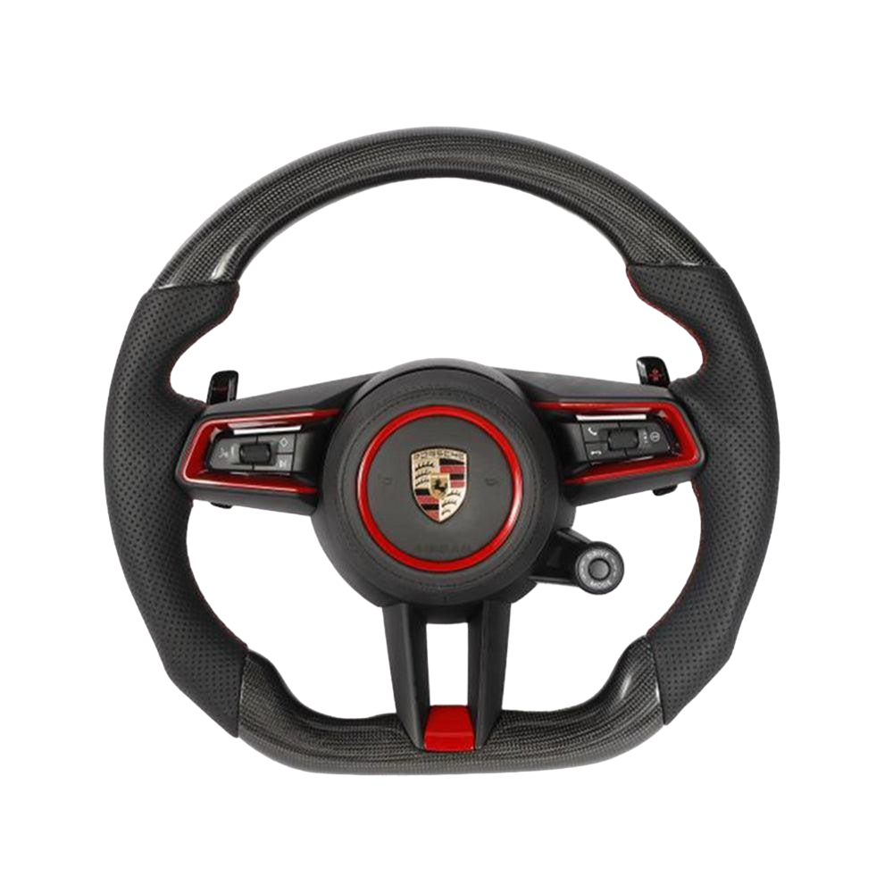 Porsche 911 992 Style - Full Custom Steering Wheel | EuropeanCarMods